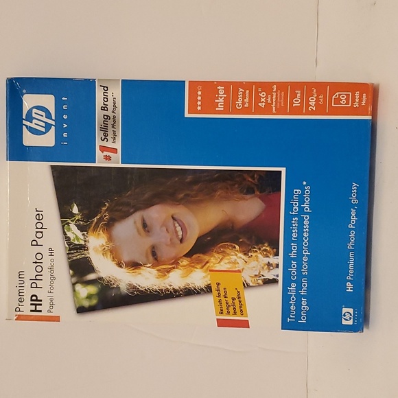 HP | Cameras, Photo & Video | Hp 6 Sheets 4x6 Photo Paper | Poshmark
